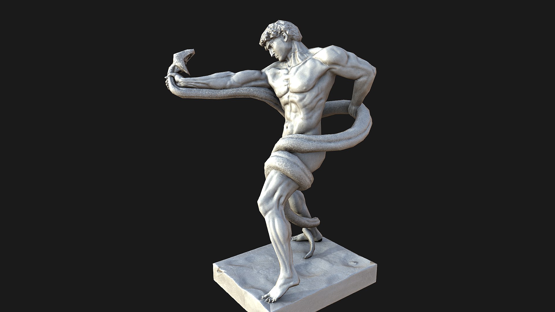 3d Athlete Statue
