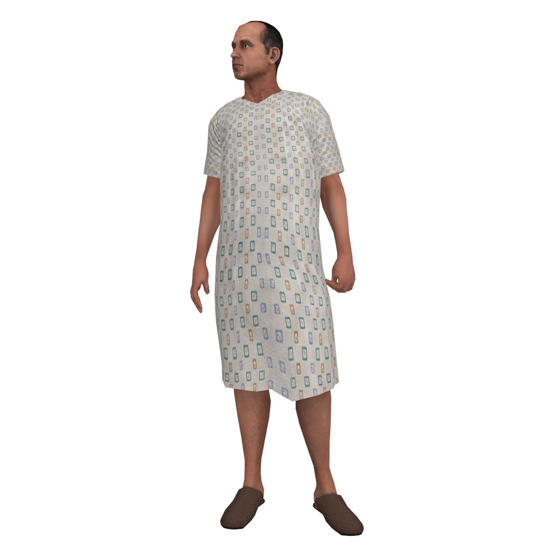 Rigged Patient 3d Max