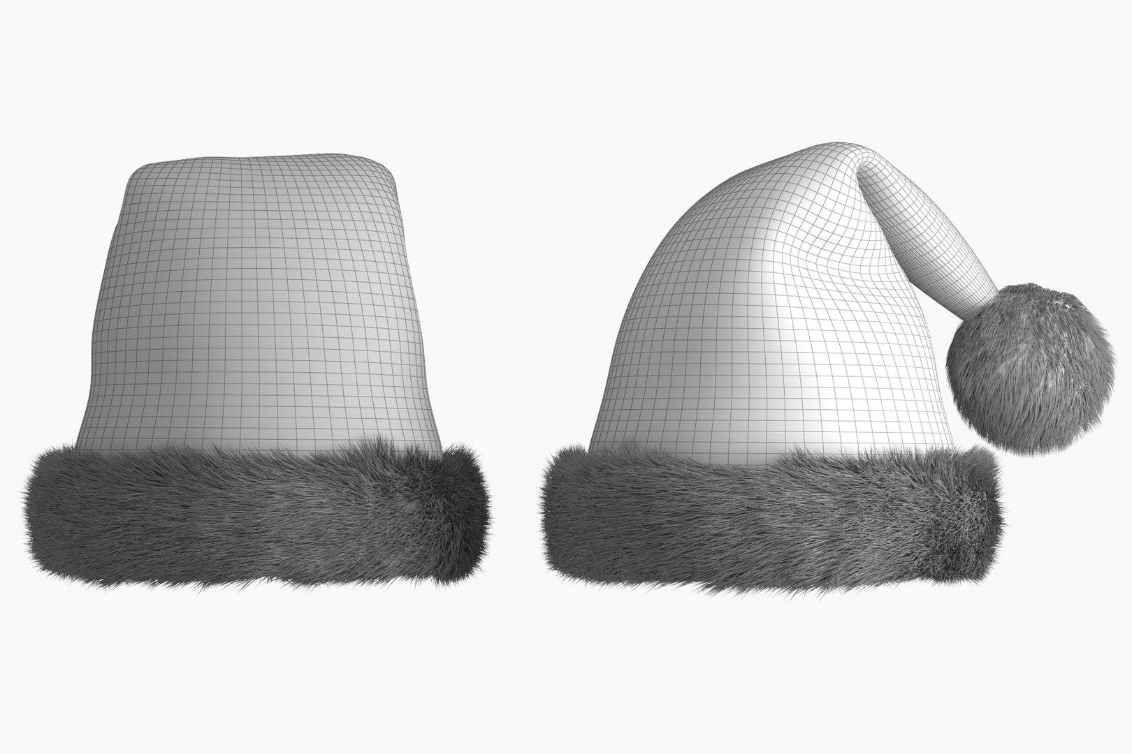 3D Christmas Hat Model - TurboSquid 1350057