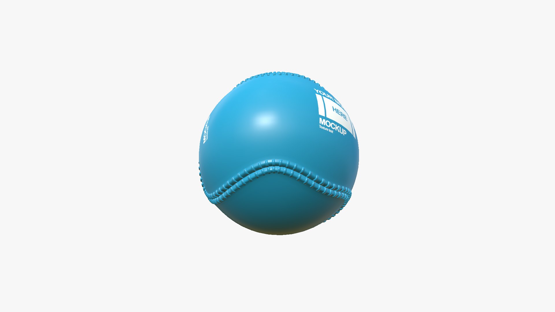 3D Baseball Ball 01 - Blank Mock Up Basic Template Model - TurboSquid ...