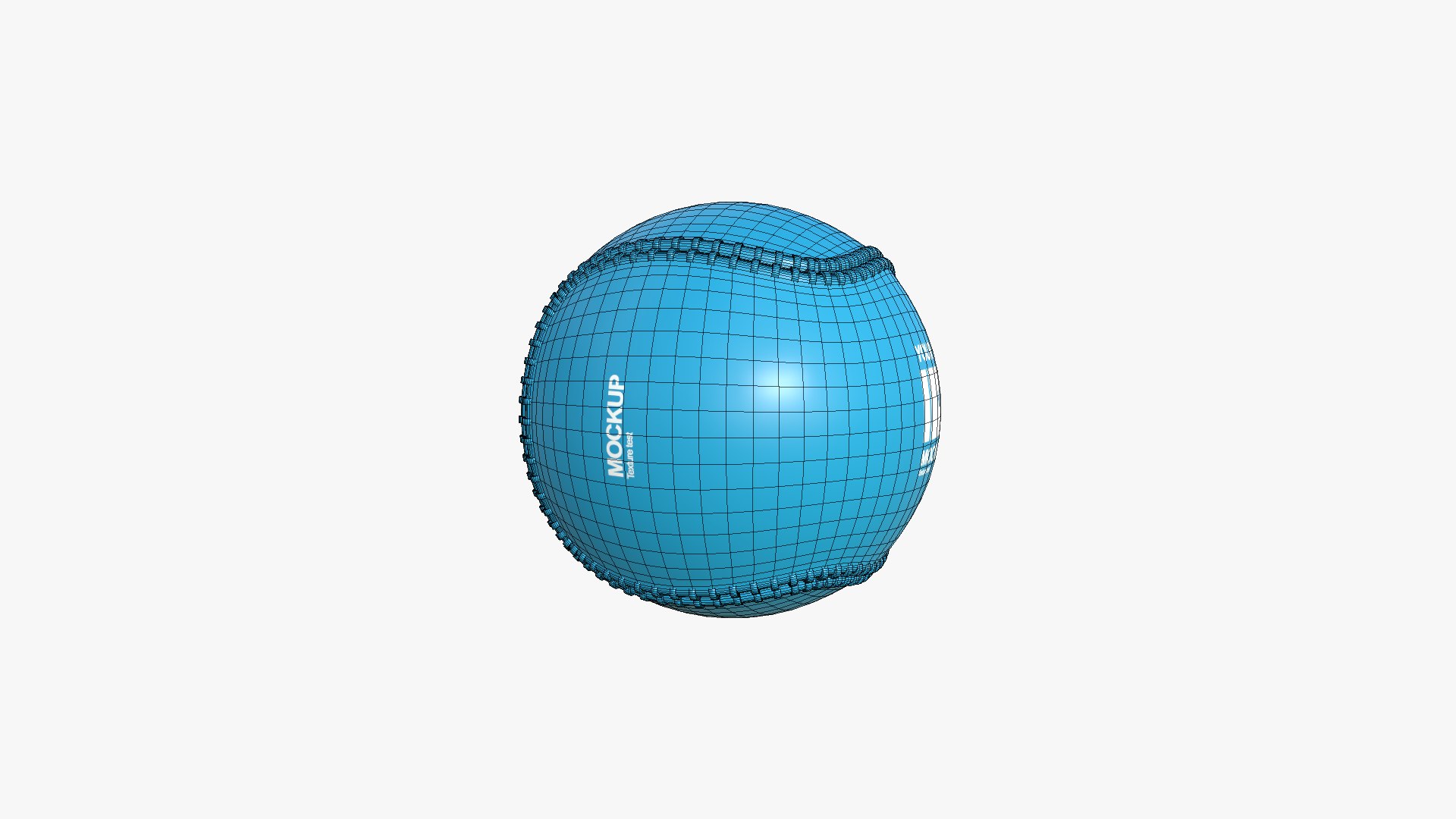 3D Baseball Ball 01 - Blank Mock Up Basic Template Model - TurboSquid ...