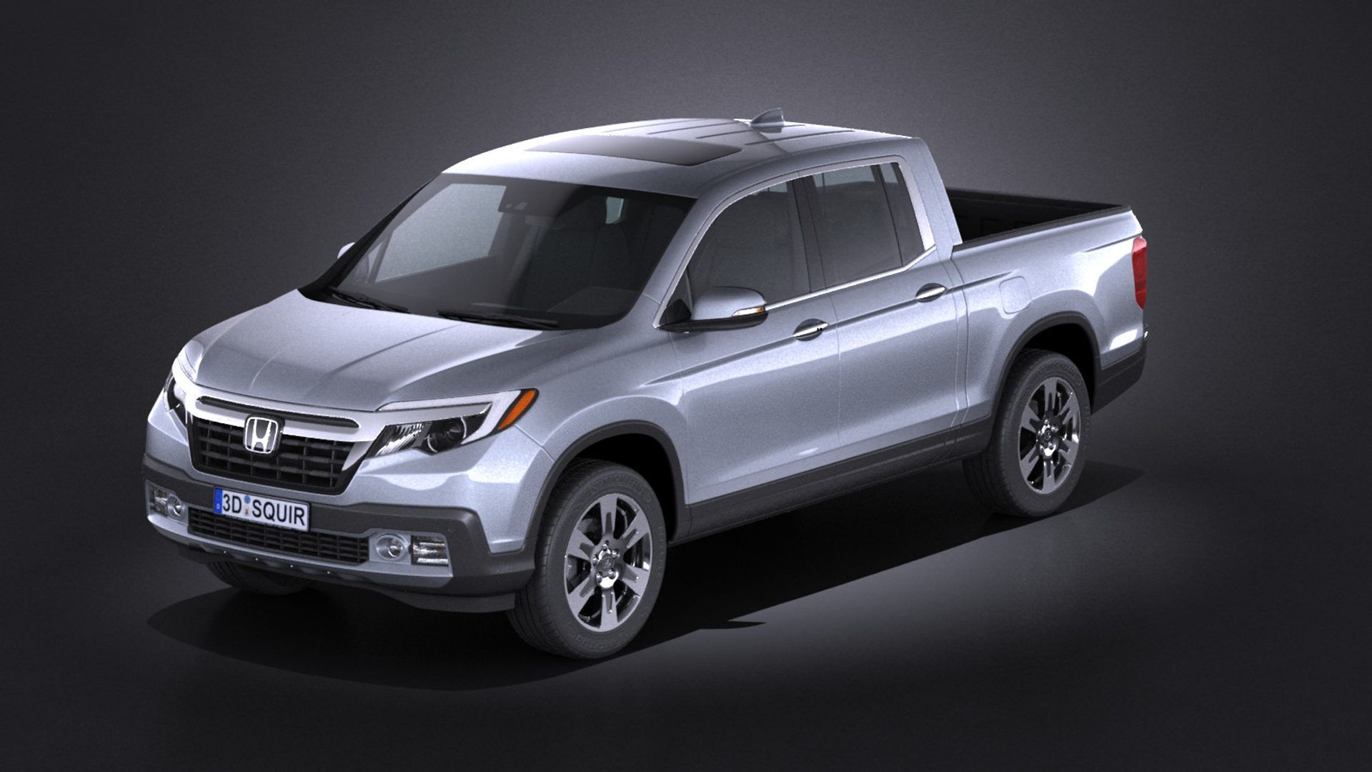 Honda Ridgeline 2017 3d Max