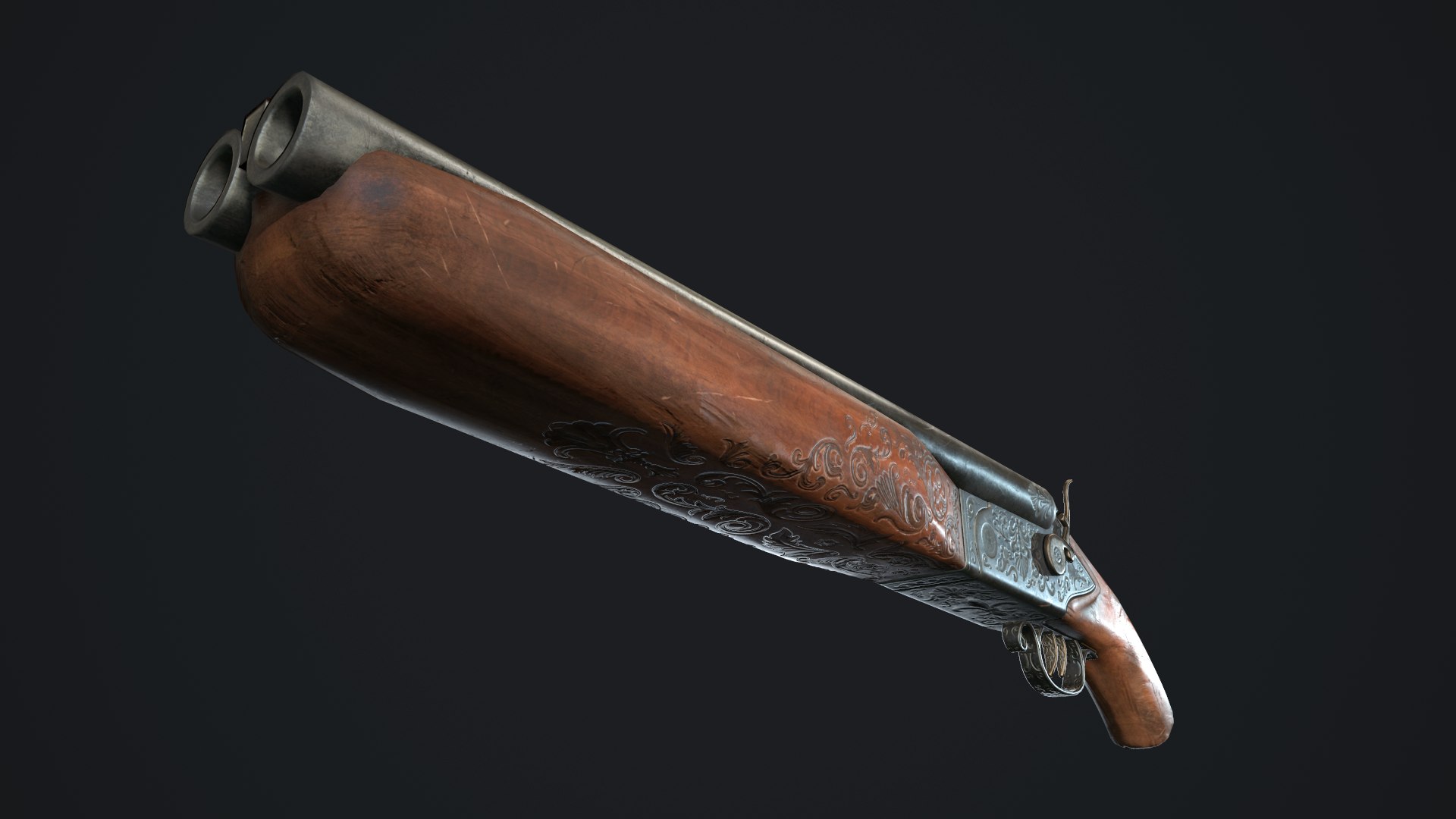 3D barrel shotgun model - TurboSquid 1249941