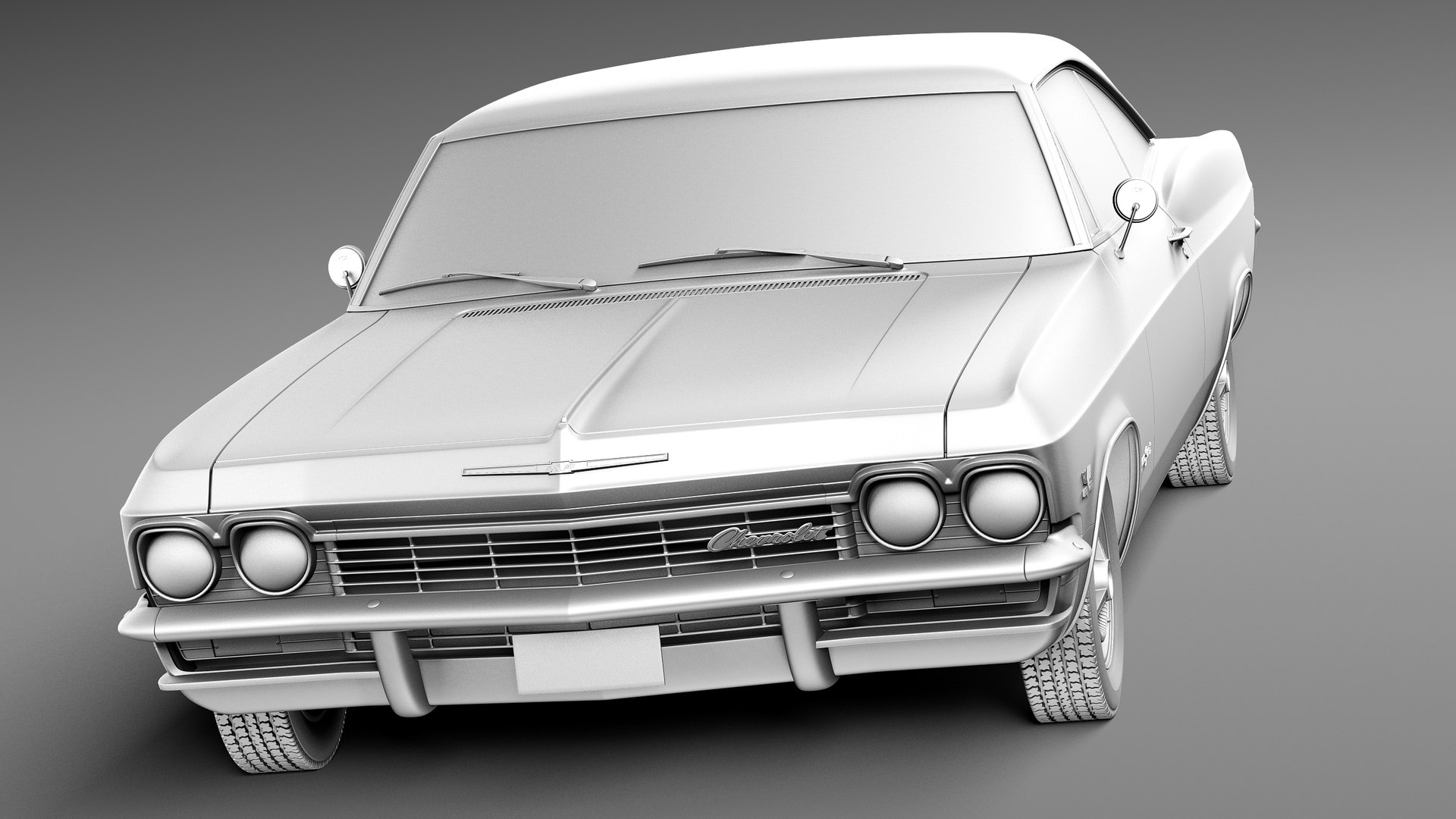 Chevrolet Impala 1965 3D Model - TurboSquid 2130167