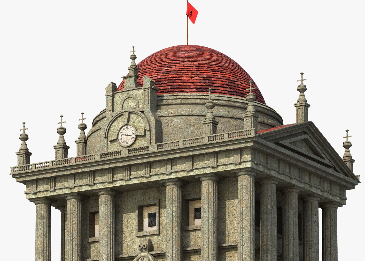 Ancient Tower Temple Model - TurboSquid 1829491