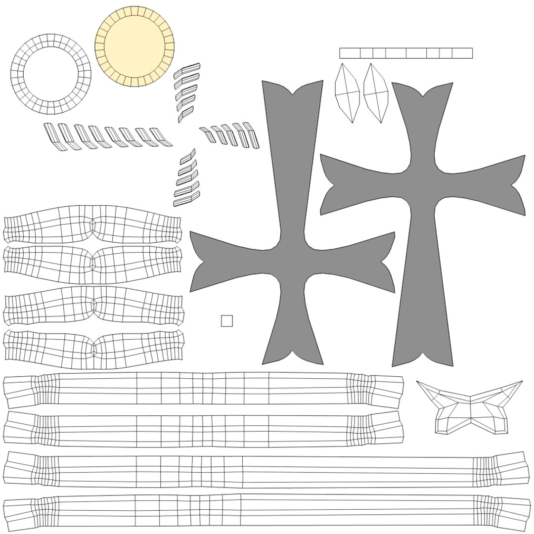 3D Cross Deco 2 - TurboSquid 1814135