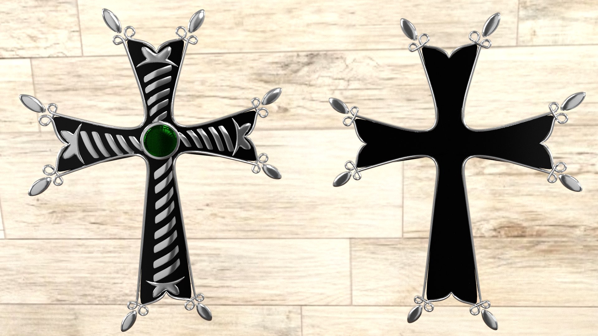 3D Cross Deco 2 - TurboSquid 1814135