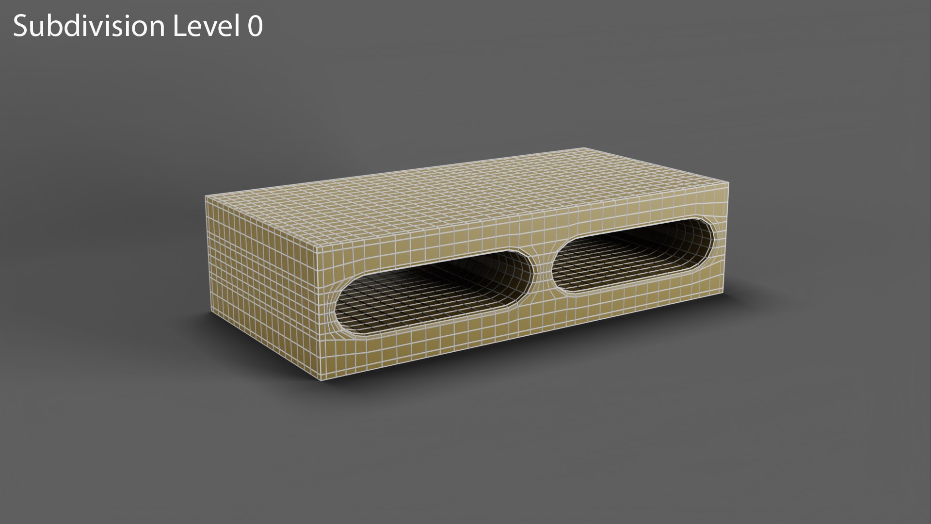 Hollow Cinder Block 1 model - TurboSquid 2052832