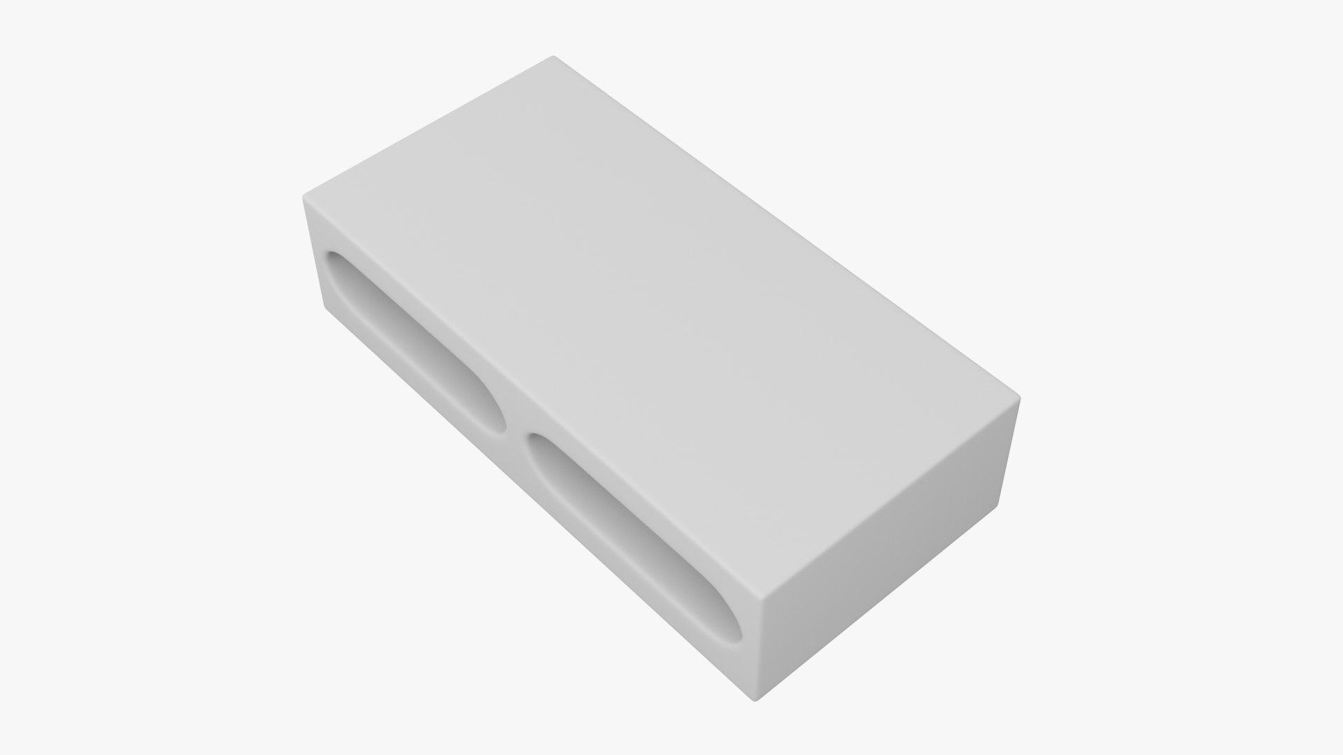 Hollow Cinder Block 1 model - TurboSquid 2052832