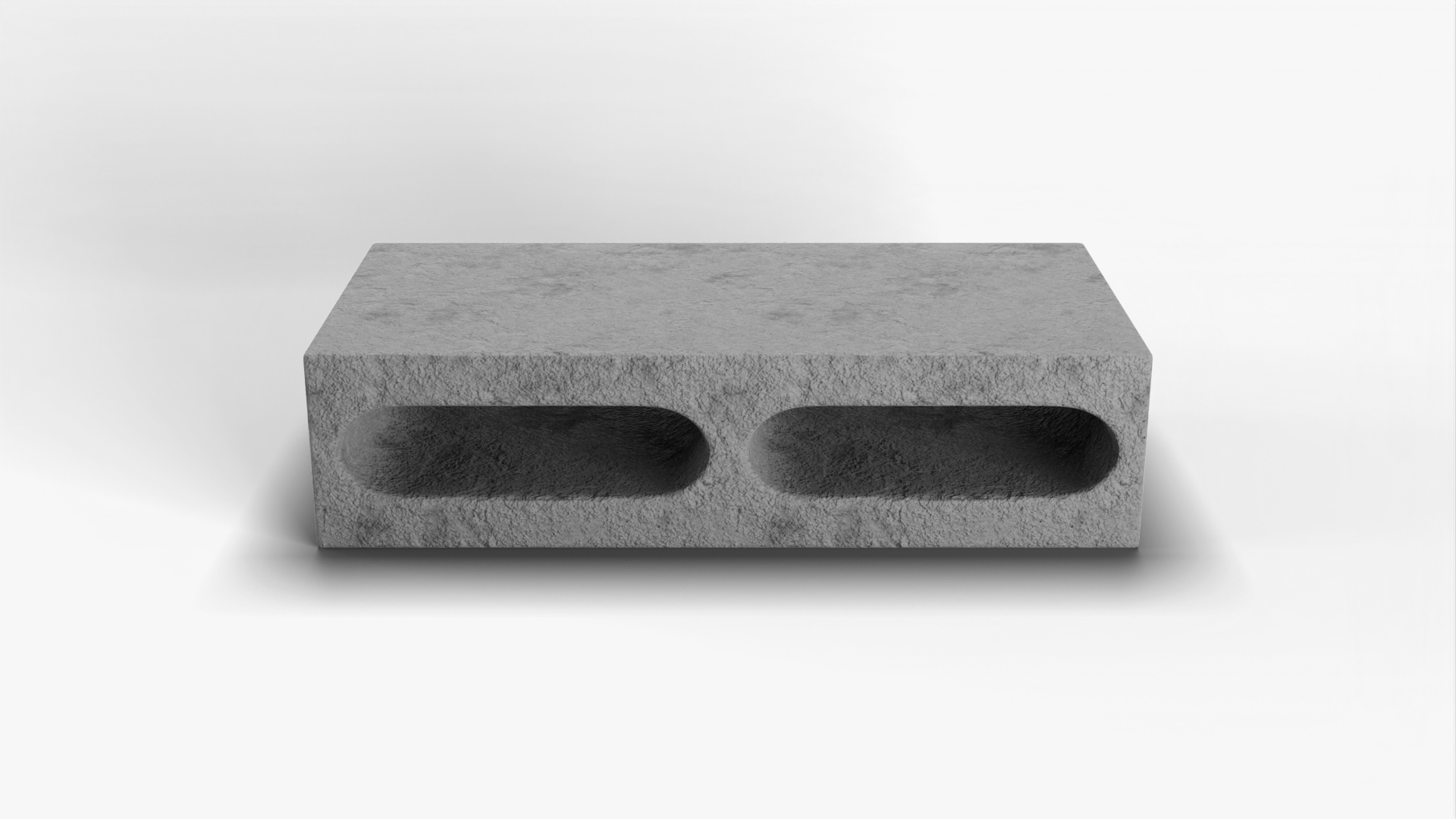 Hollow Cinder Block 1 model - TurboSquid 2052832