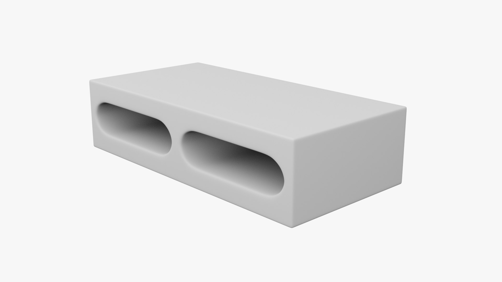 Hollow Cinder Block 1 model - TurboSquid 2052832