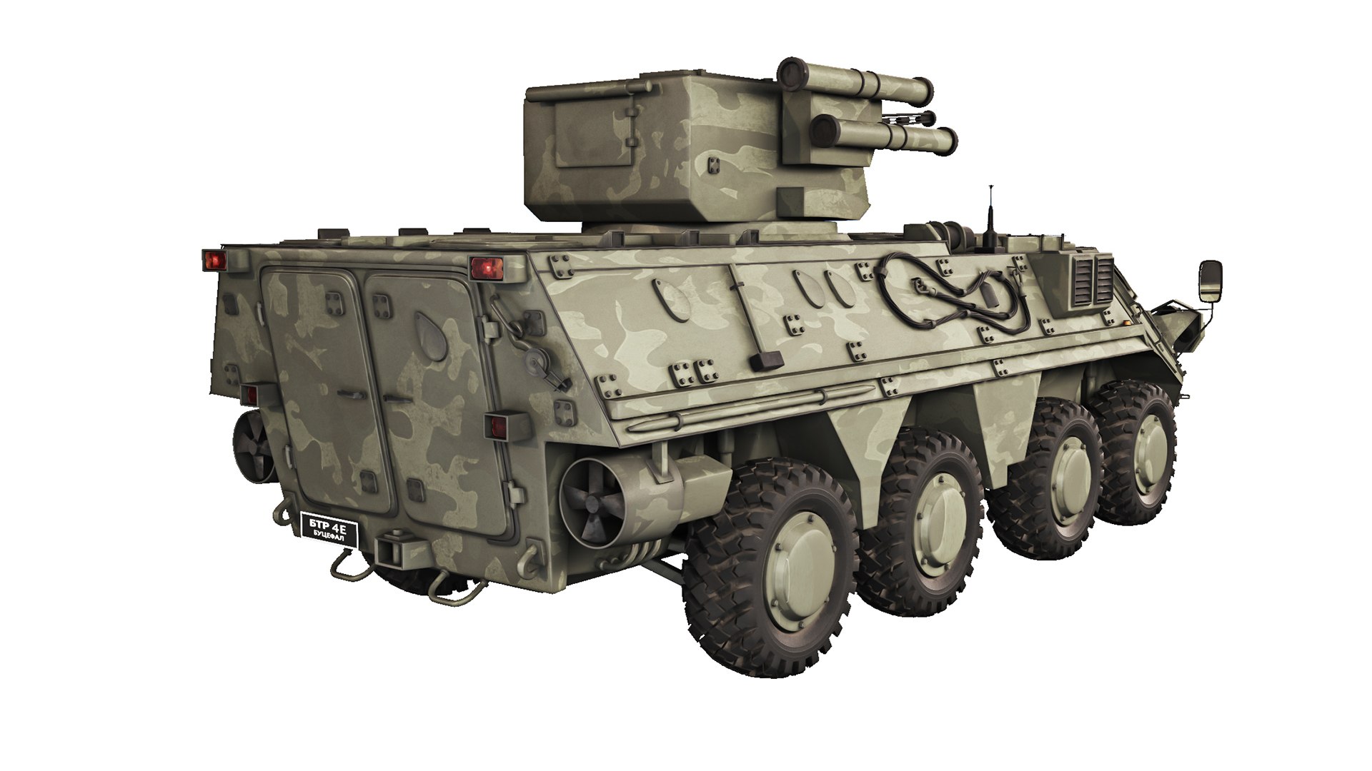 3D Model BTR 4E Bucephalus 2011 - TurboSquid 1885561