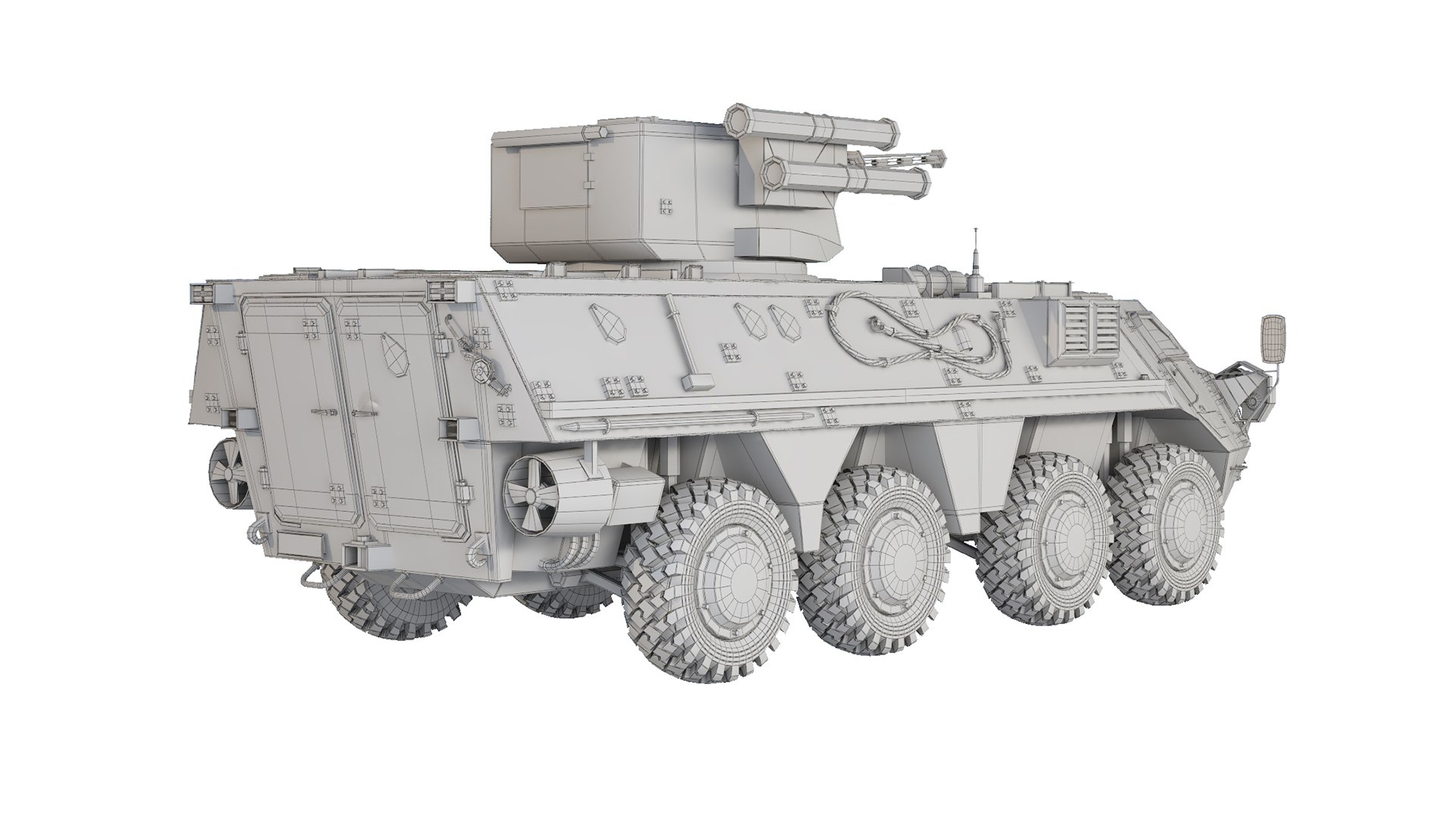 3D Model BTR 4E Bucephalus 2011 - TurboSquid 1885561
