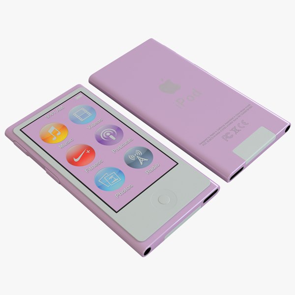 3d generation pink ipod nano model