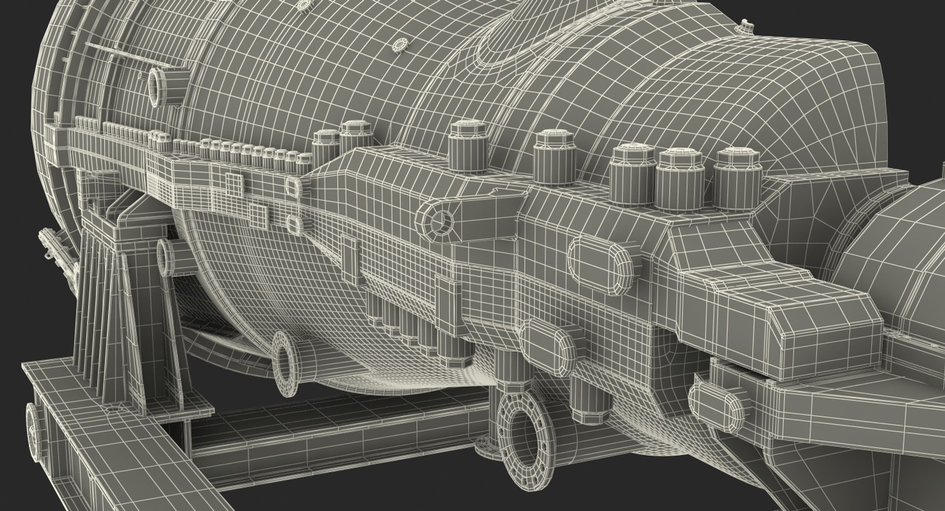 3D cross section steam turbine - TurboSquid 1400502
