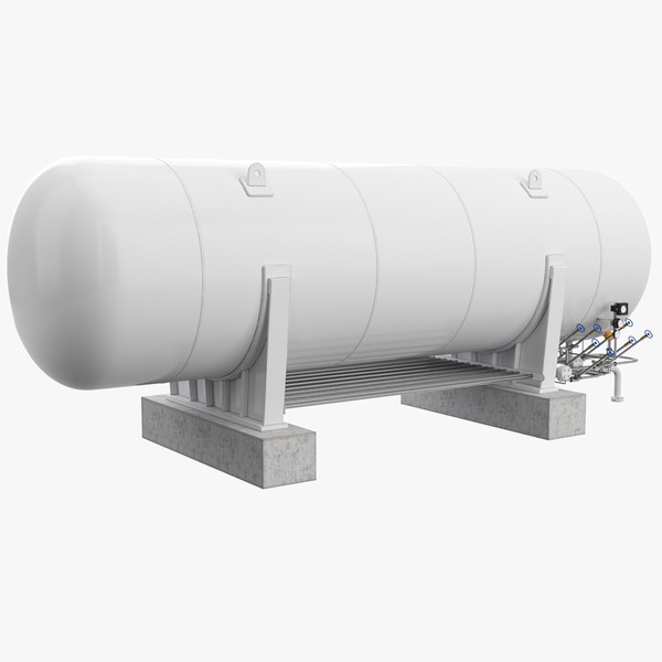 modelo 3d Tanque de almacenamiento de GNL - TurboSquid 2120901