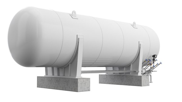 modelo 3d Tanque de almacenamiento de GNL - TurboSquid 2120901