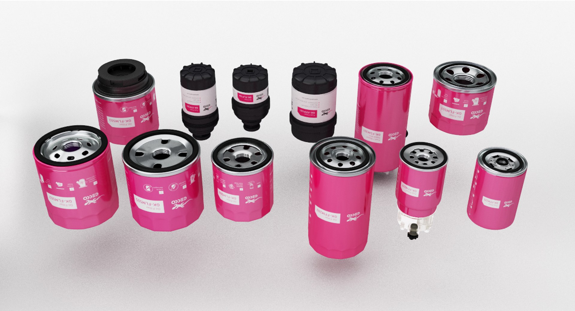 Oil Filter Car 3d Model