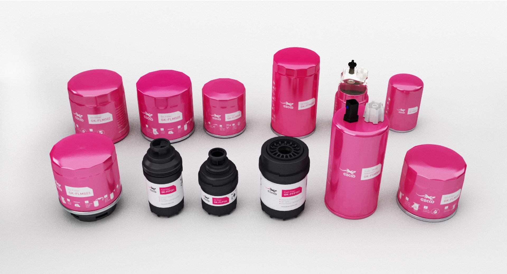 Oil Filter Car 3d Model