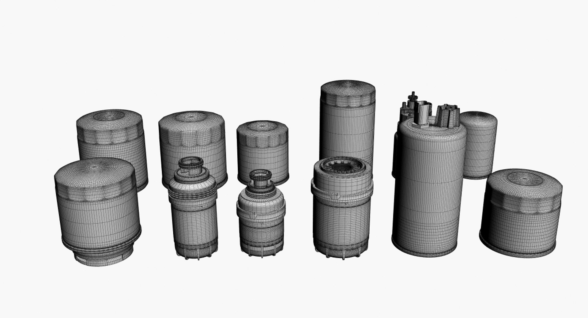 Oil Filter Car 3d Model