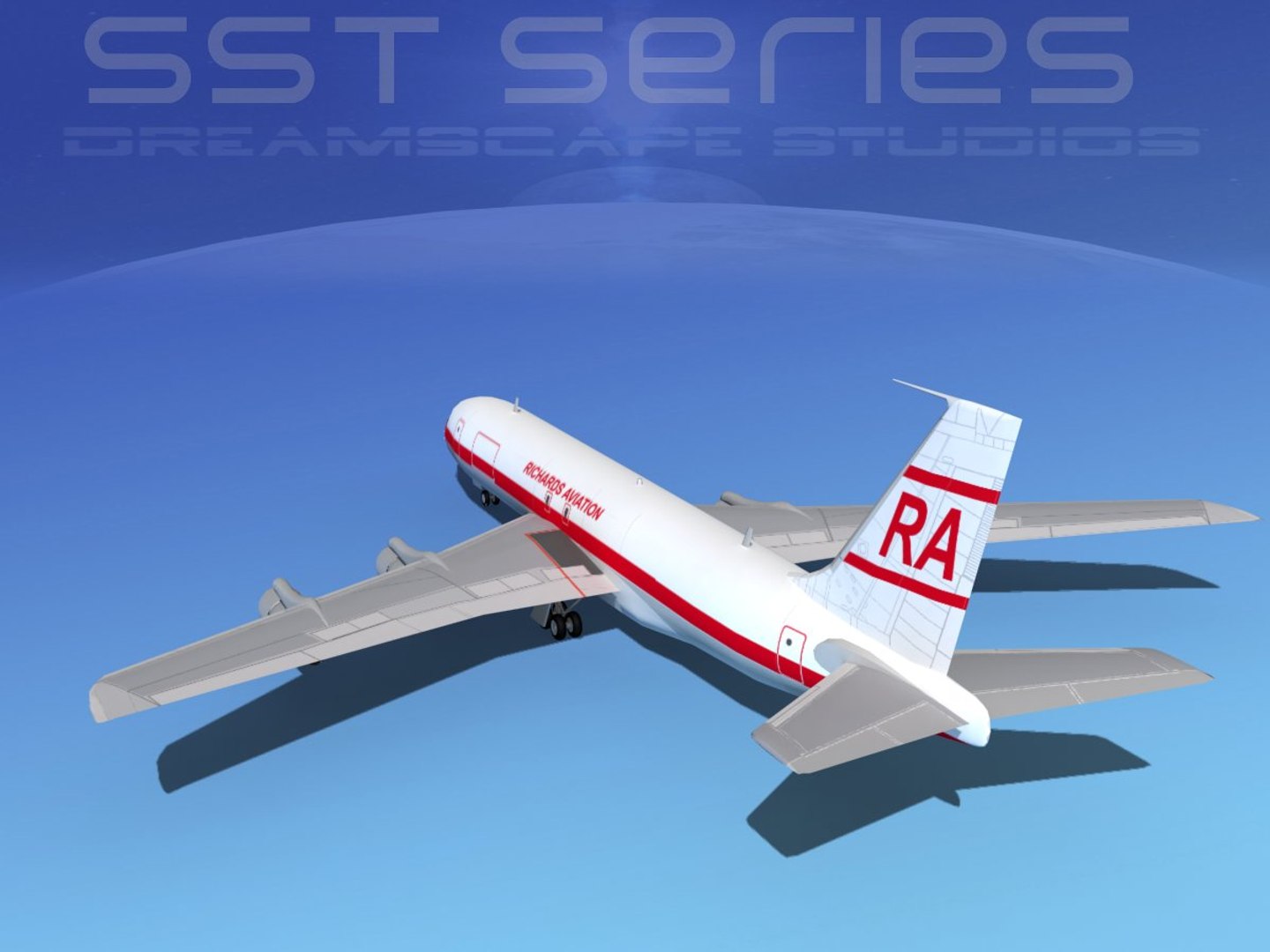 3d 707-320 Boeing 707