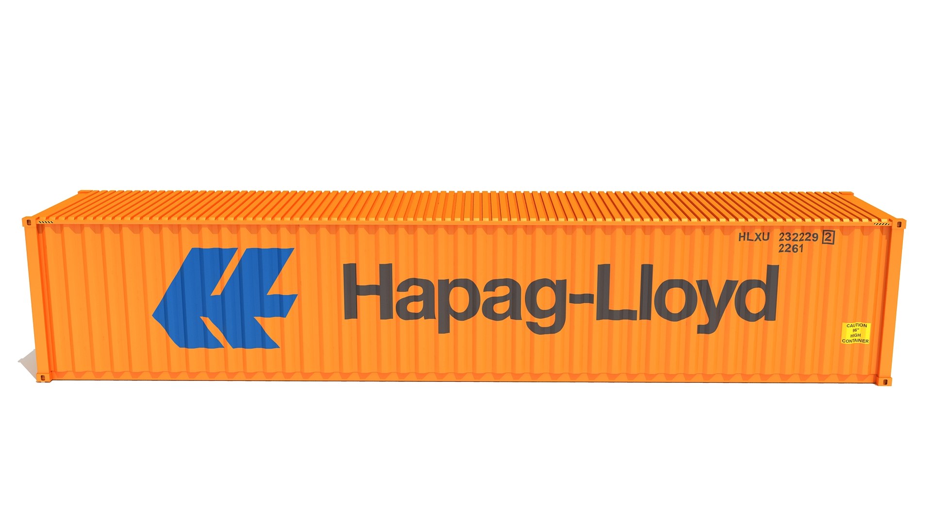 Shipping container hapag-lloyd 3D model - TurboSquid 1616058