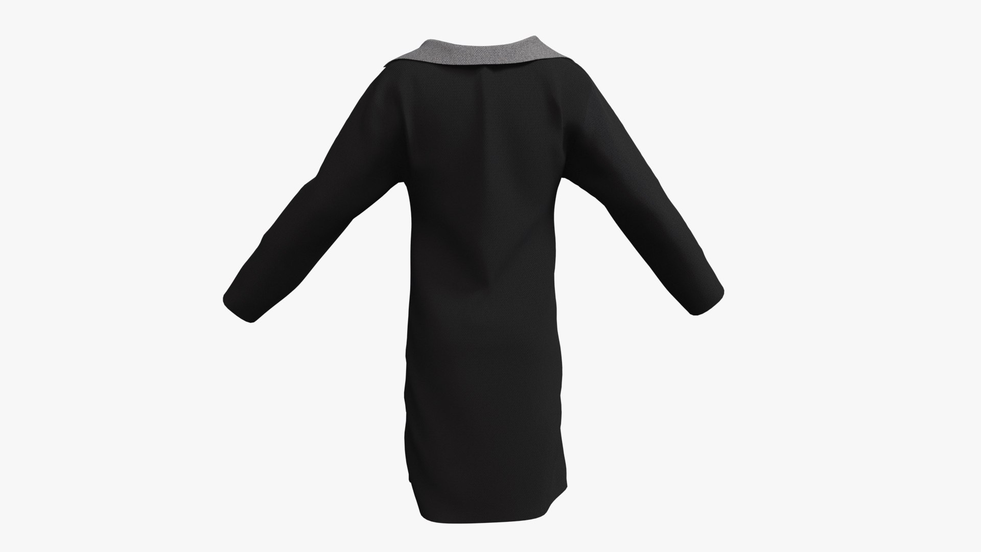 Male Overcoat 001 3D - TurboSquid 1542068