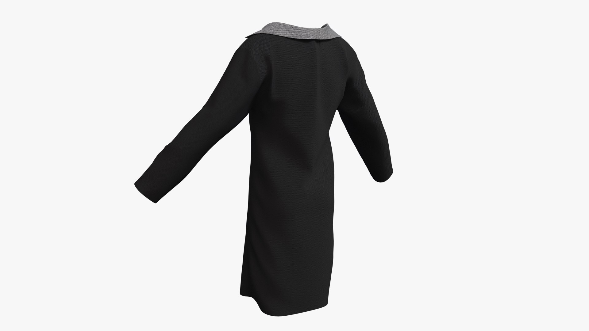 Male Overcoat 001 3D - TurboSquid 1542068