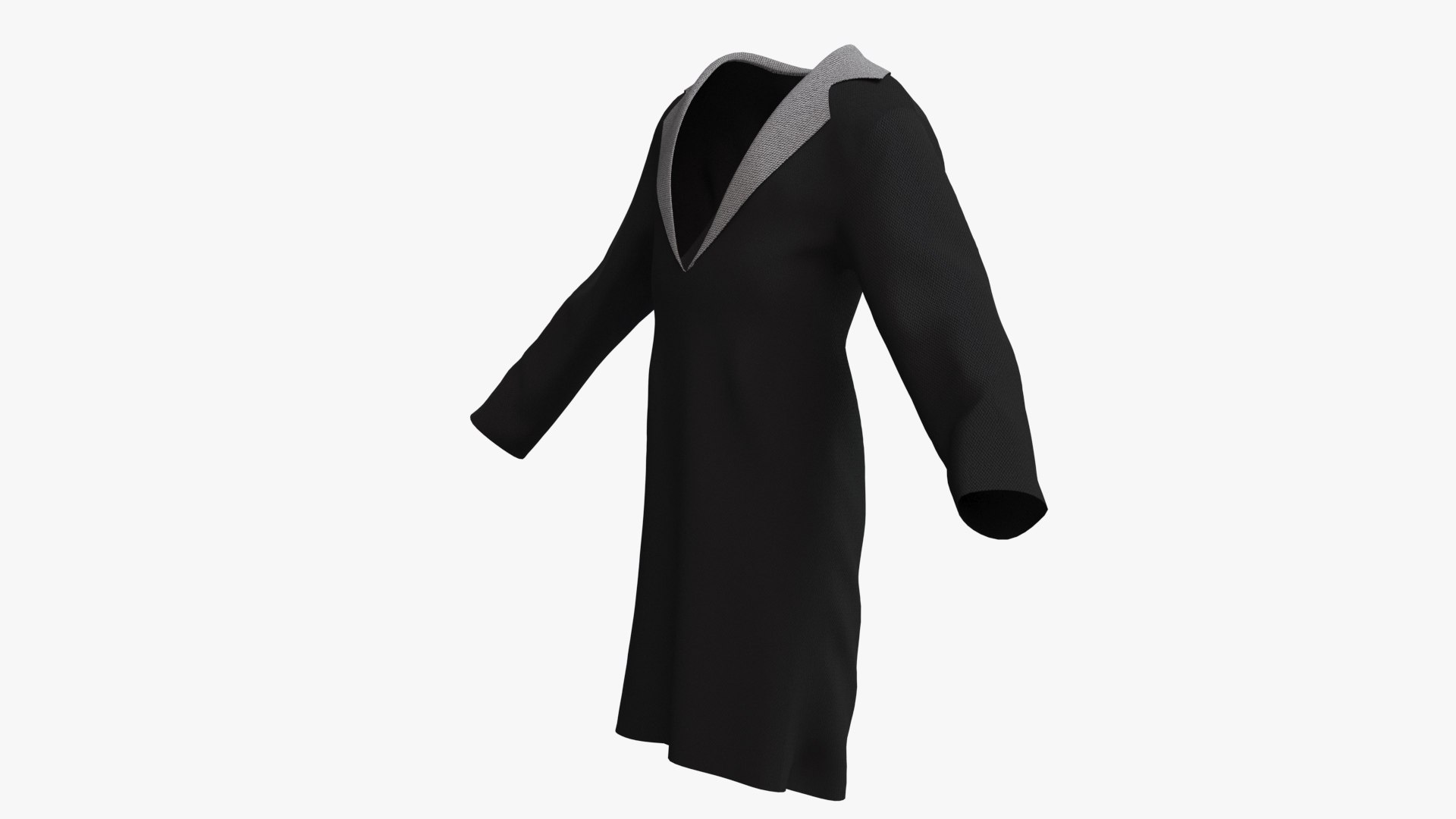 Male Overcoat 001 3D - TurboSquid 1542068