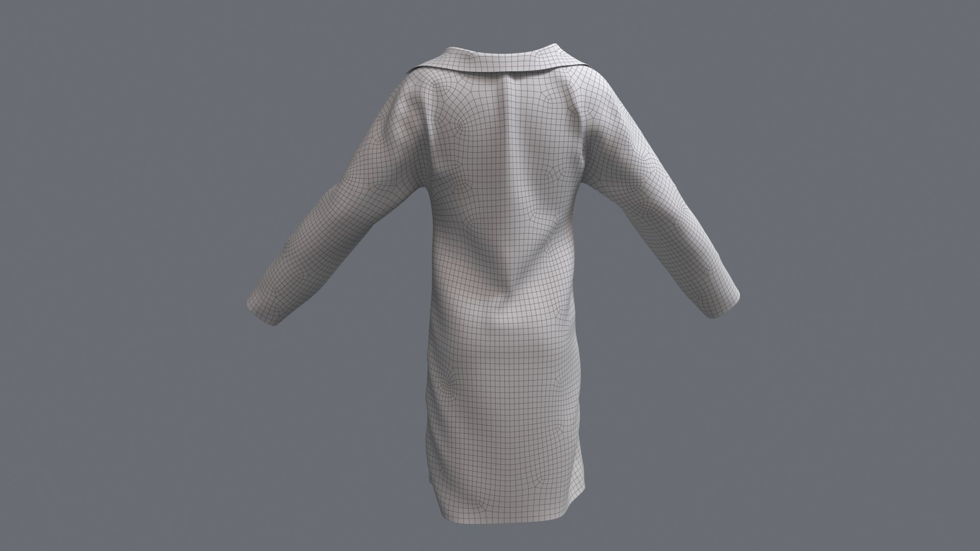 Male Overcoat 001 3D - TurboSquid 1542068