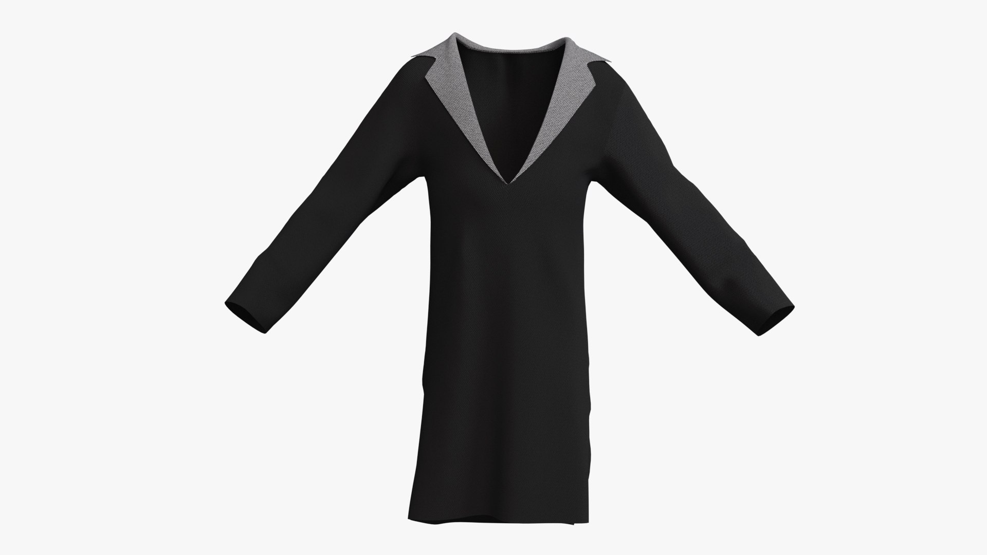 Male Overcoat 001 3D - TurboSquid 1542068