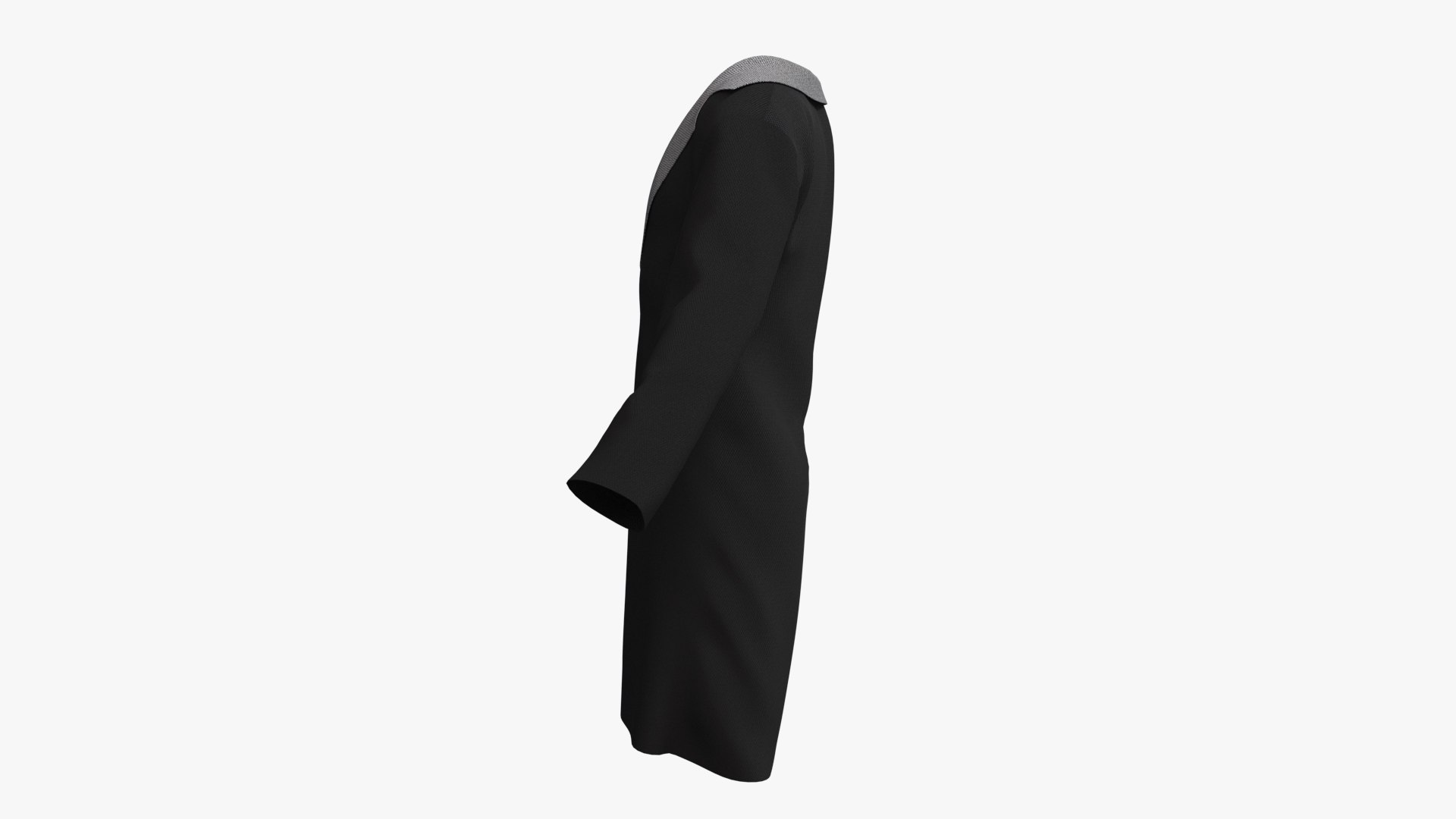 Male Overcoat 001 3D - TurboSquid 1542068