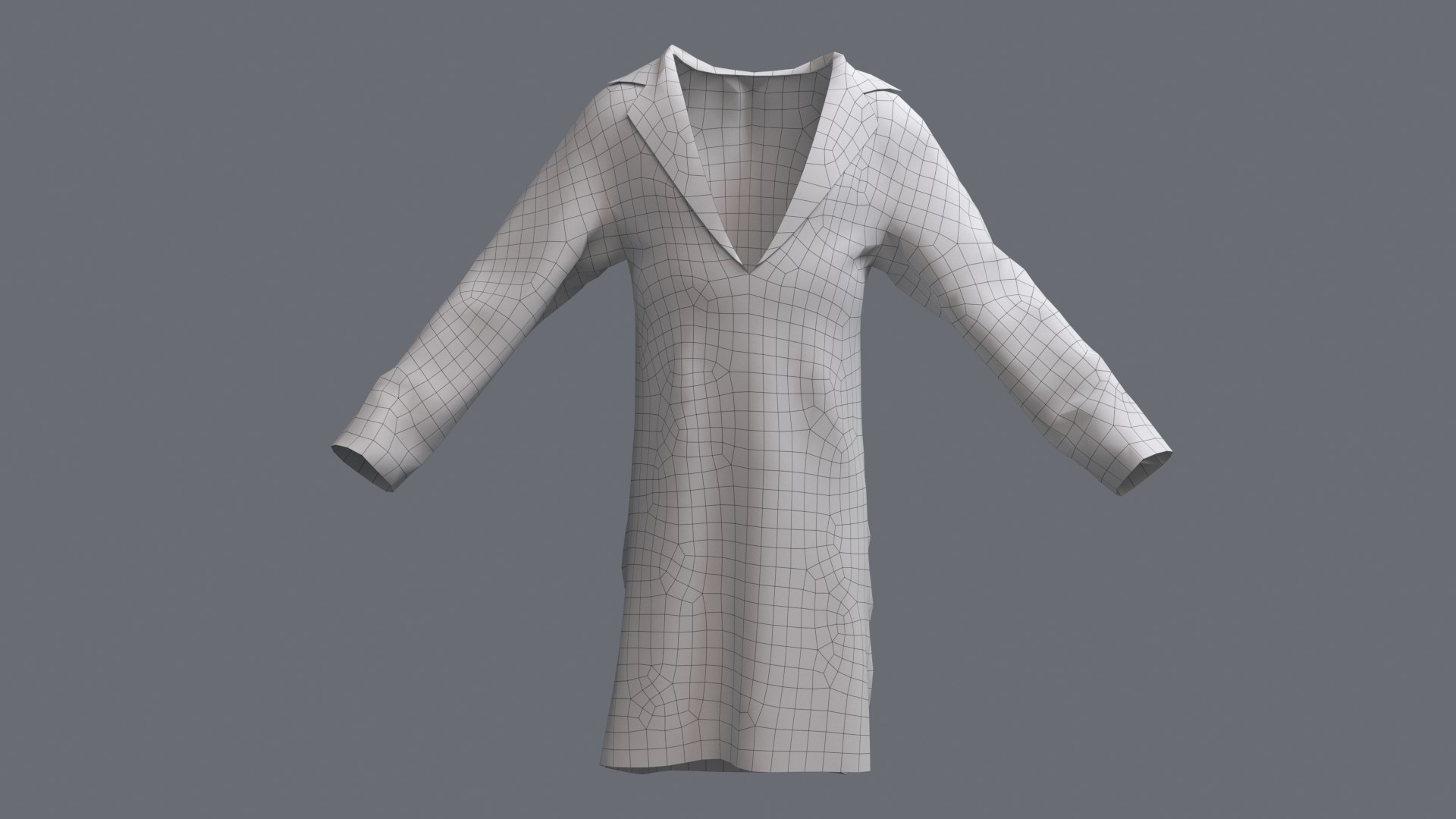 Male Overcoat 001 3D - TurboSquid 1542068