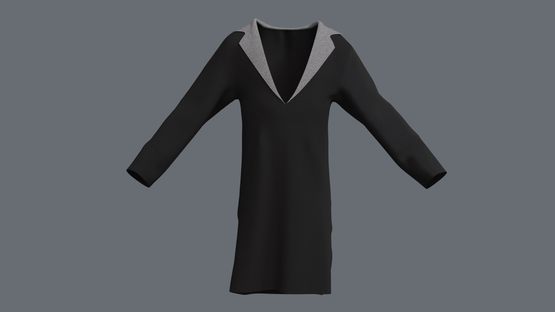 Male Overcoat 001 3D - TurboSquid 1542068