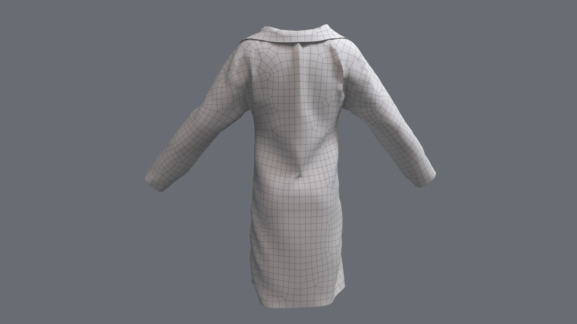 Male Overcoat 001 3D - TurboSquid 1542068
