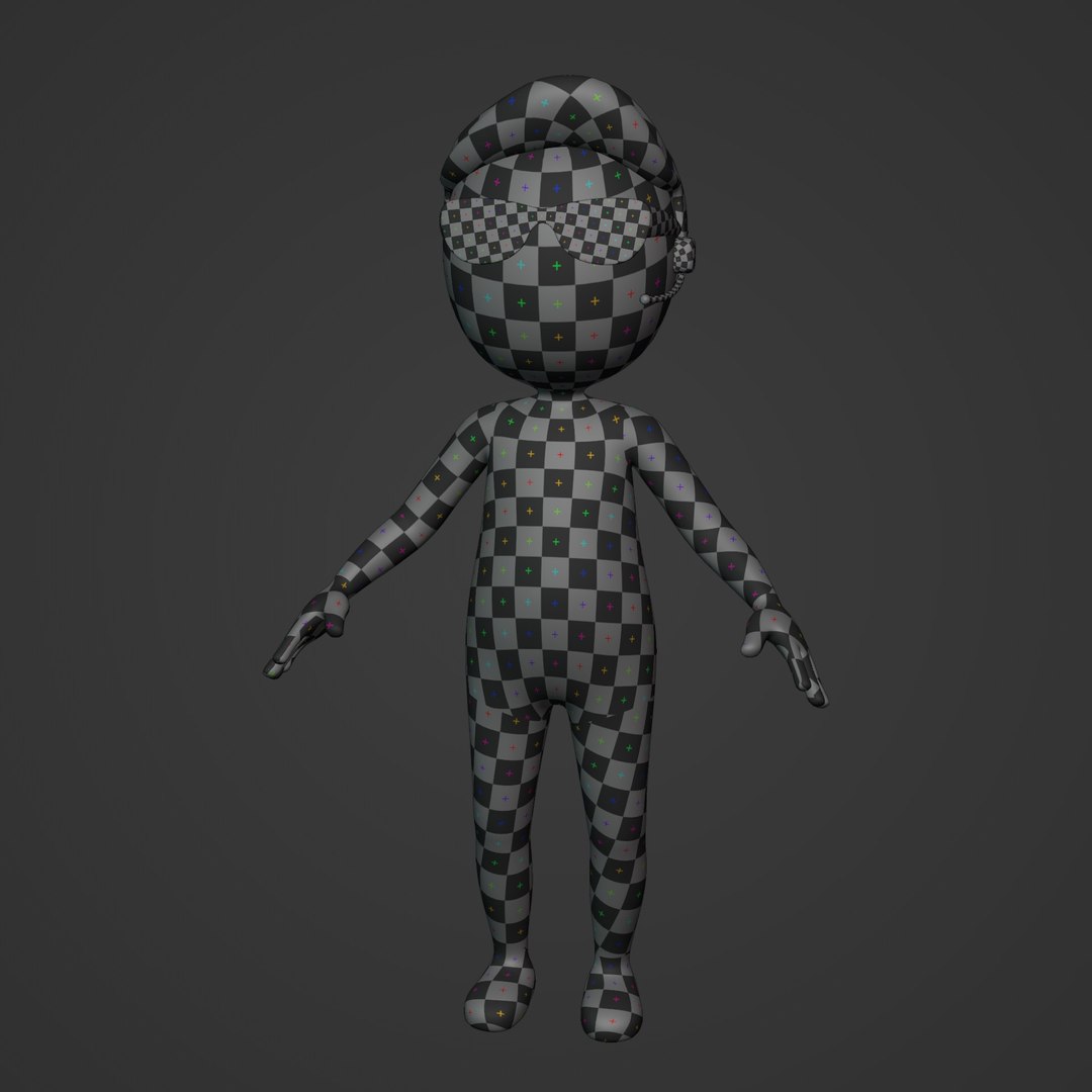 3D Cartoon Stickman - TurboSquid 1938903