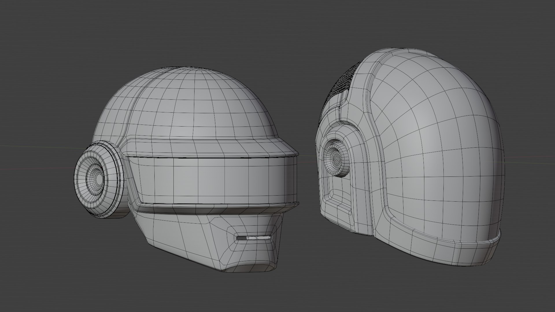 Free 3D DAFT PUNK HELMETS model - TurboSquid 1867793