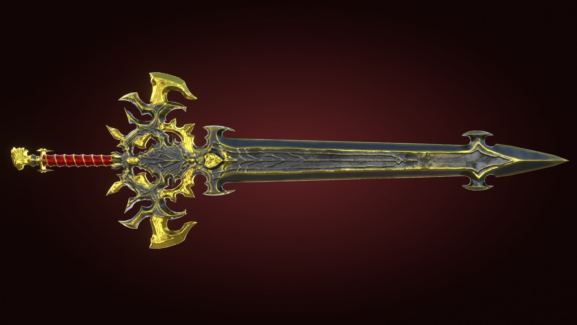 Fantasy Sword Lion Game Ready Unreal Engine Unity Low-poly 3D ...