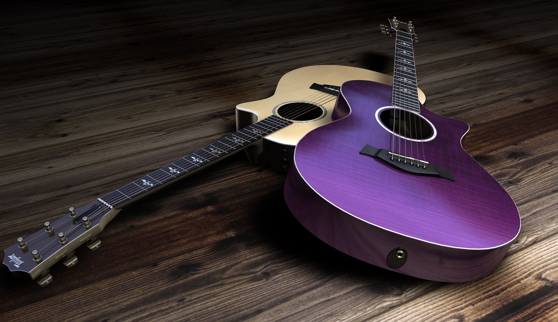 Taylor Acoustics Guitar Dxf