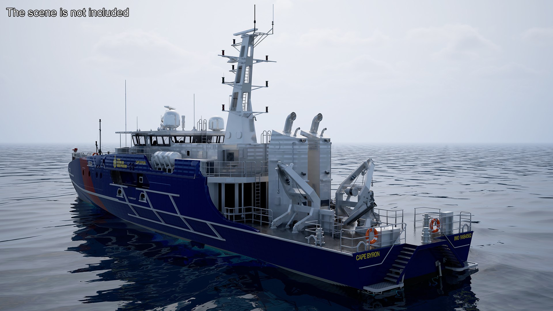 Patrol Vessel ABFC Cape Byron Rigged 3D model - TurboSquid 2111819