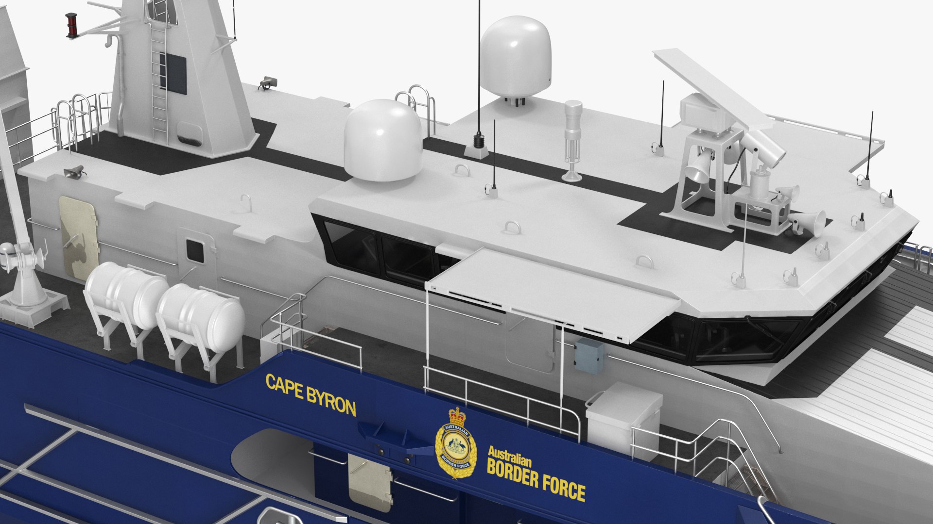 Patrol Vessel ABFC Cape Byron Rigged 3D model - TurboSquid 2111819