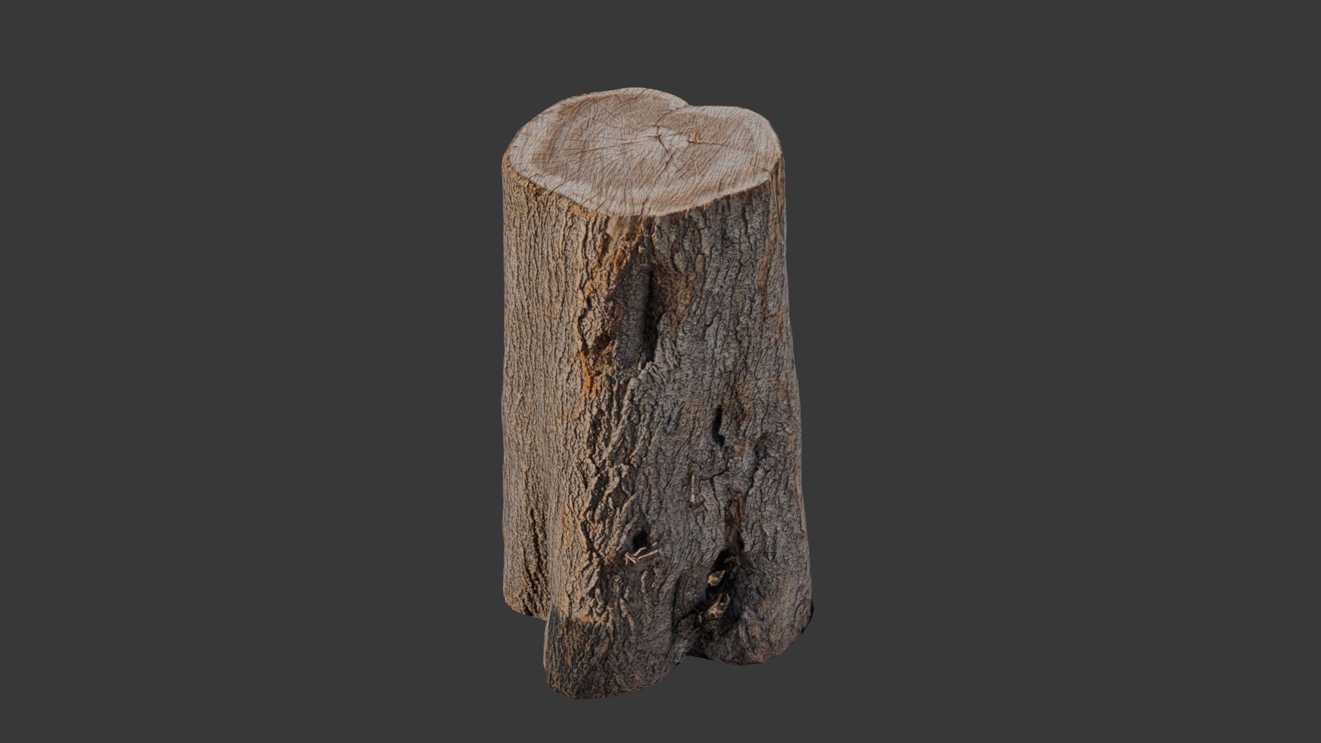 3D Realistic Tree Stump - TurboSquid 2408342