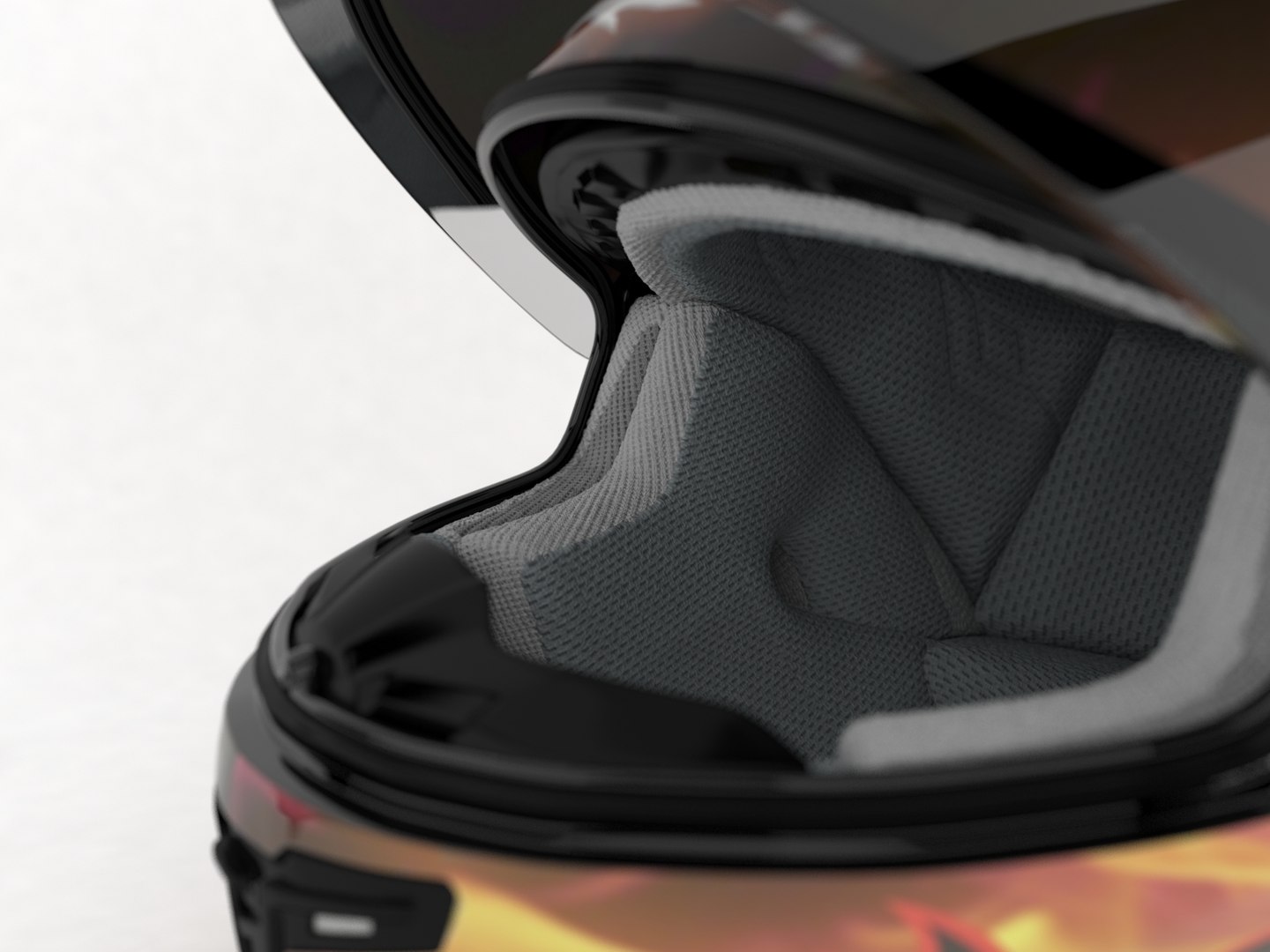 Motorcycle Helmet 3d Model