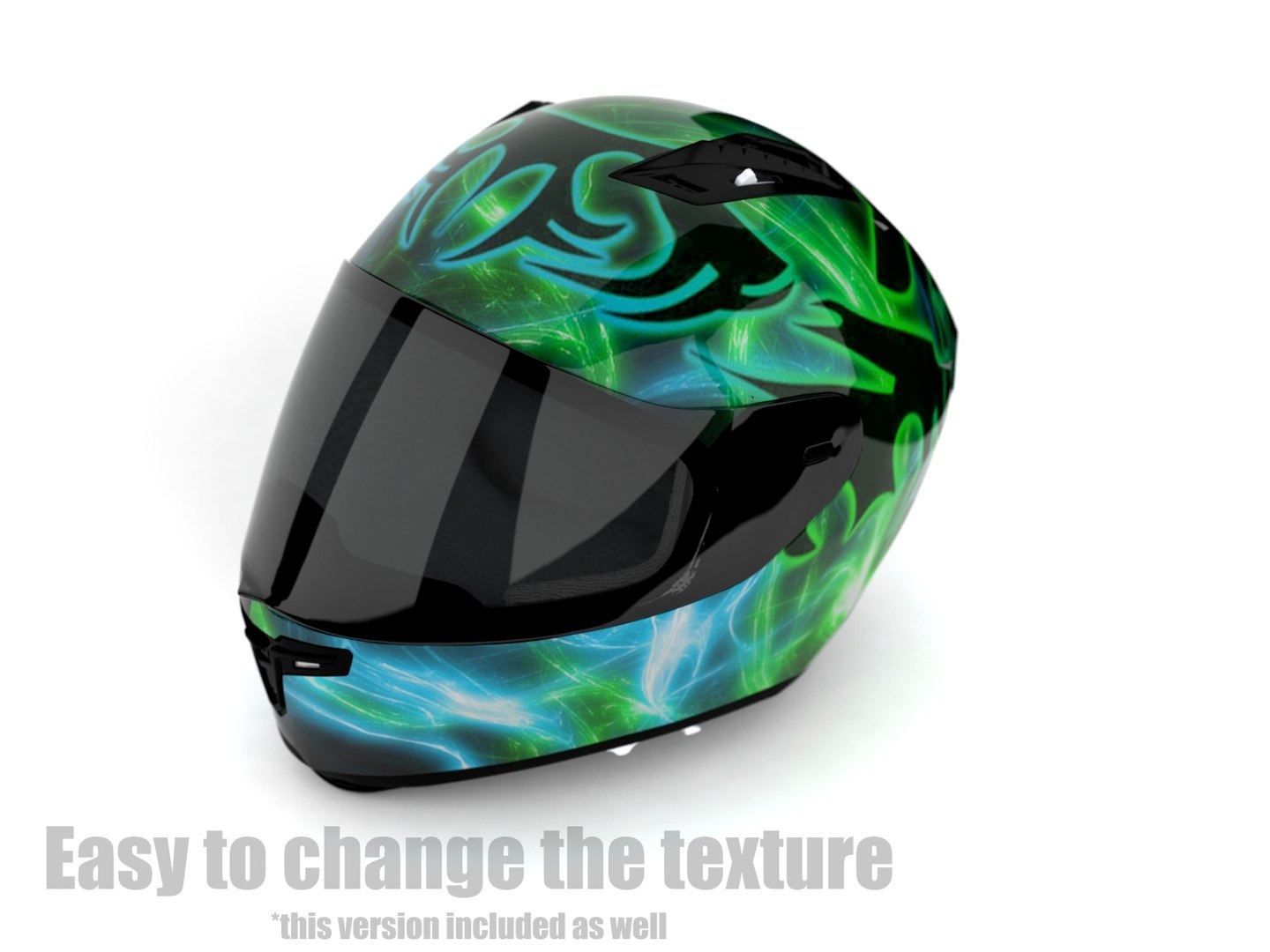 Motorcycle Helmet 3d Model