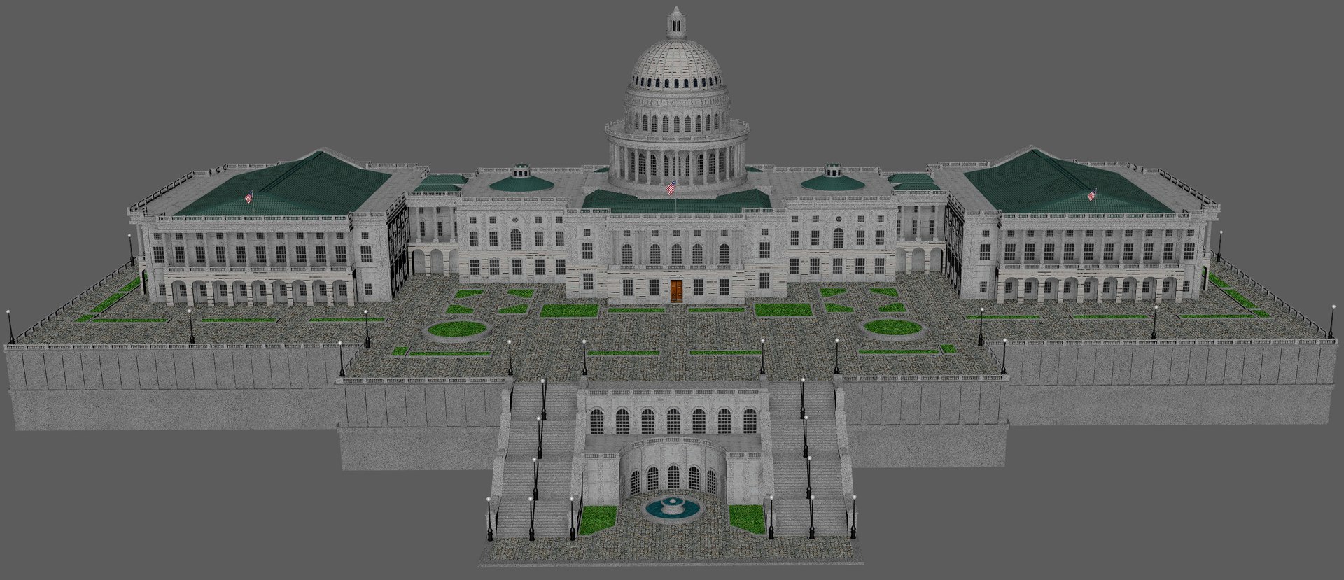 Historic United States Capitol Building 3D Model - TurboSquid 1291158