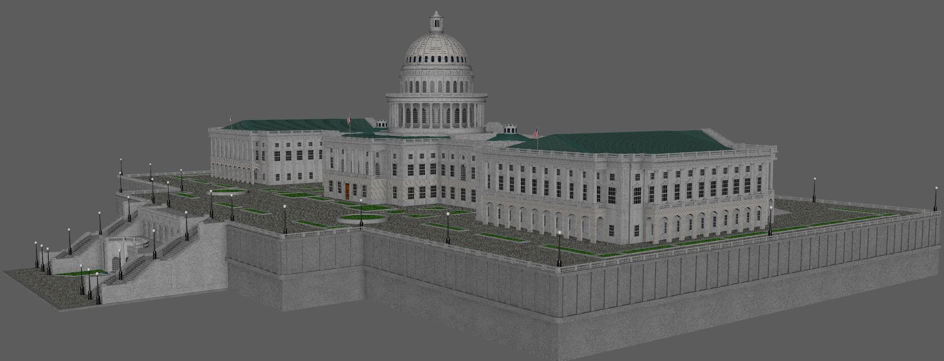 Historic United States Capitol Building 3D Model - TurboSquid 1291158