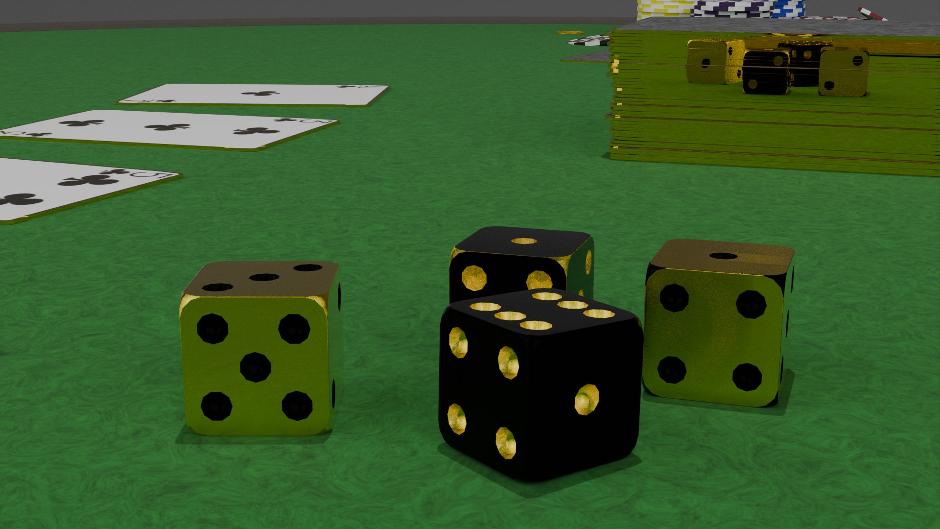 3D Dice - TurboSquid 2280807
