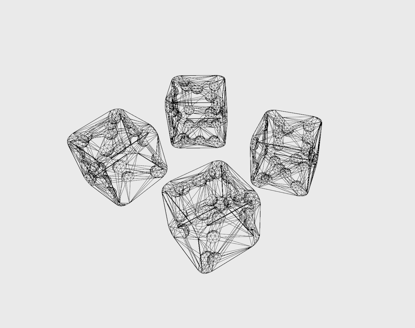 3D Dice - TurboSquid 2280807