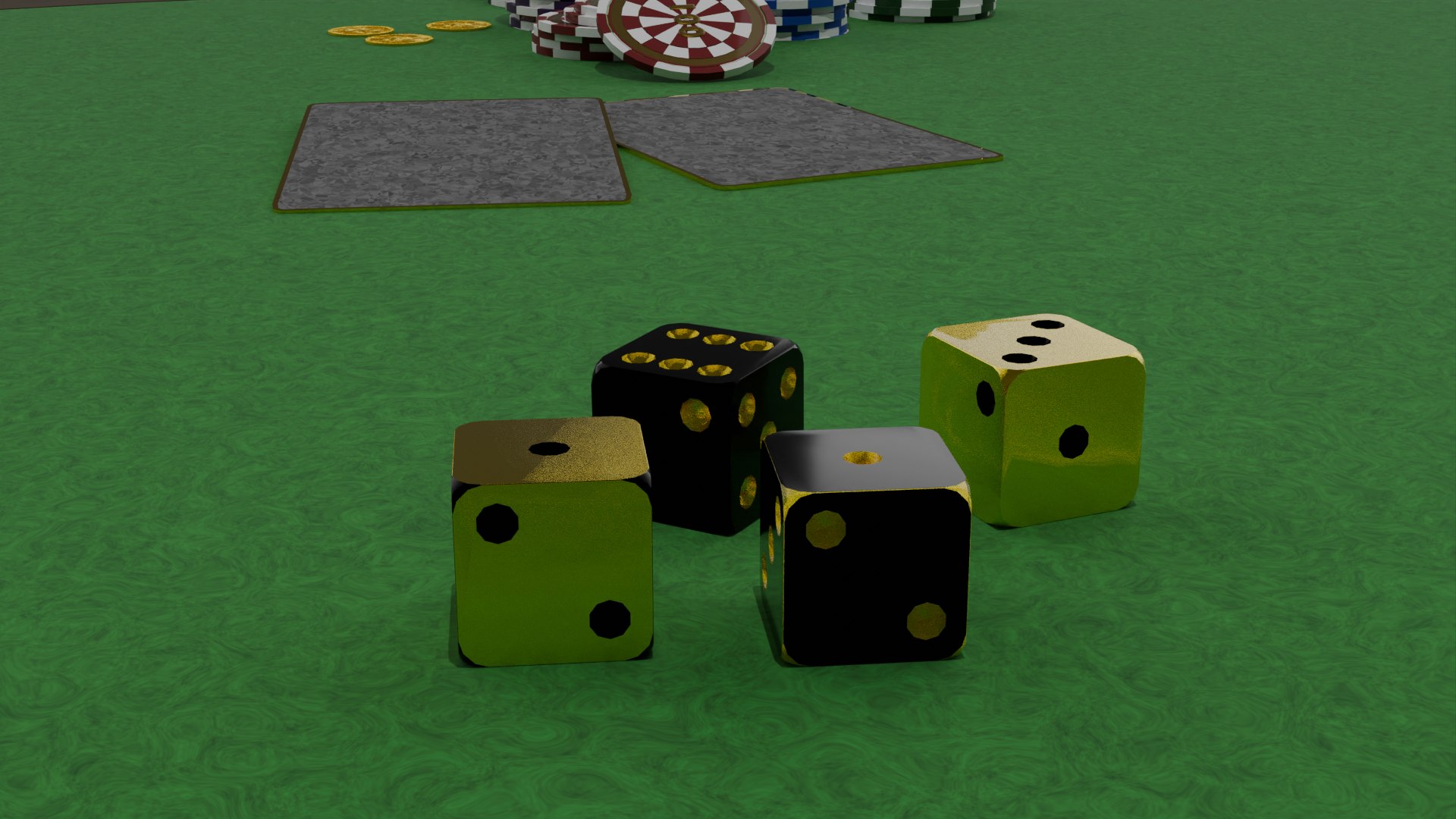 3D Dice - TurboSquid 2280807