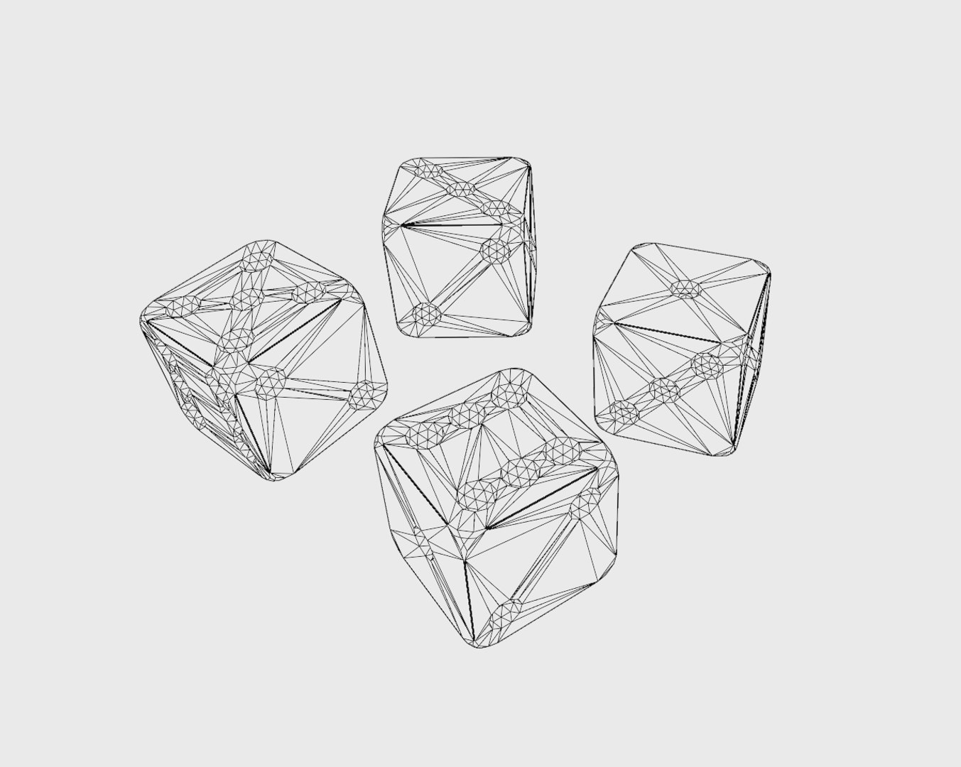 3D Dice - TurboSquid 2280807